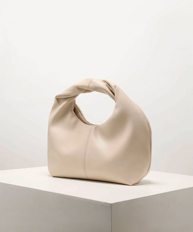 Beige Luna Loop Bag - TORFEO