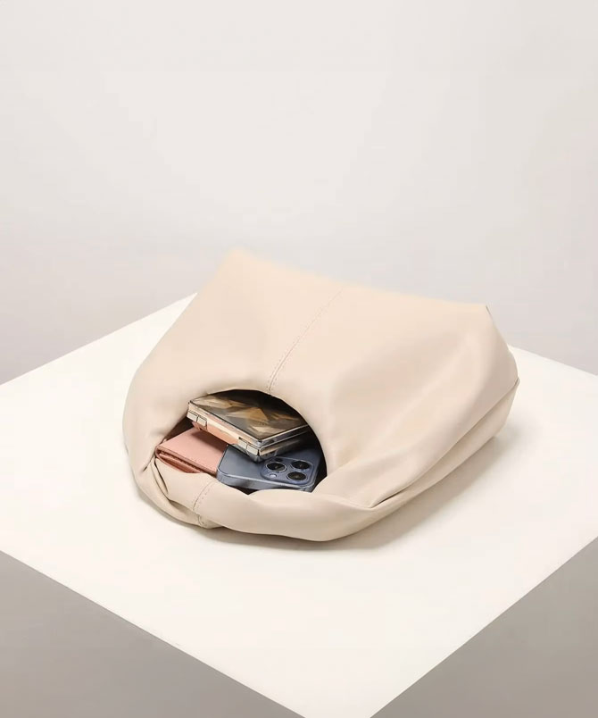 Beige Luna Loop Bag - TORFEO